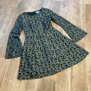 CeCe | Dresses | Cece Green Fit And Flare Layla Dress | Poshmark